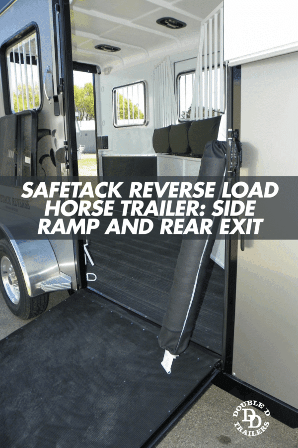 Reverse Load Horse Trailers: Slant Load With SafeTack Design