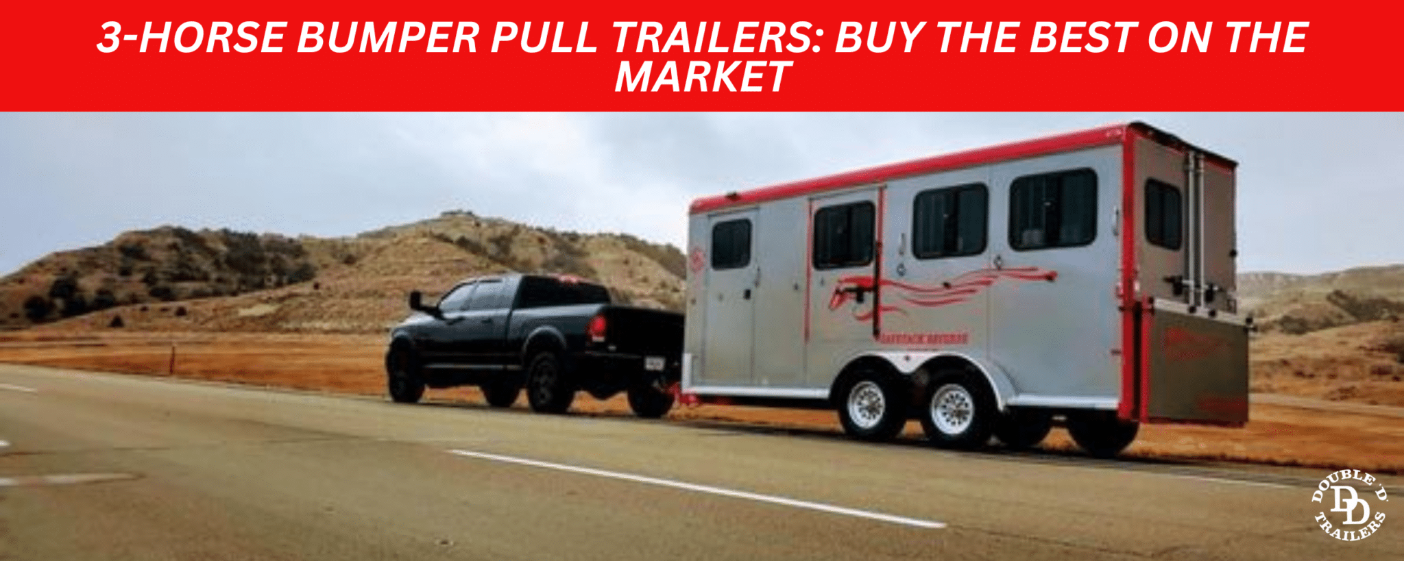 3-Horse Bumper Pull Trailers: Buy the Best on the Market - Double D Trailers
