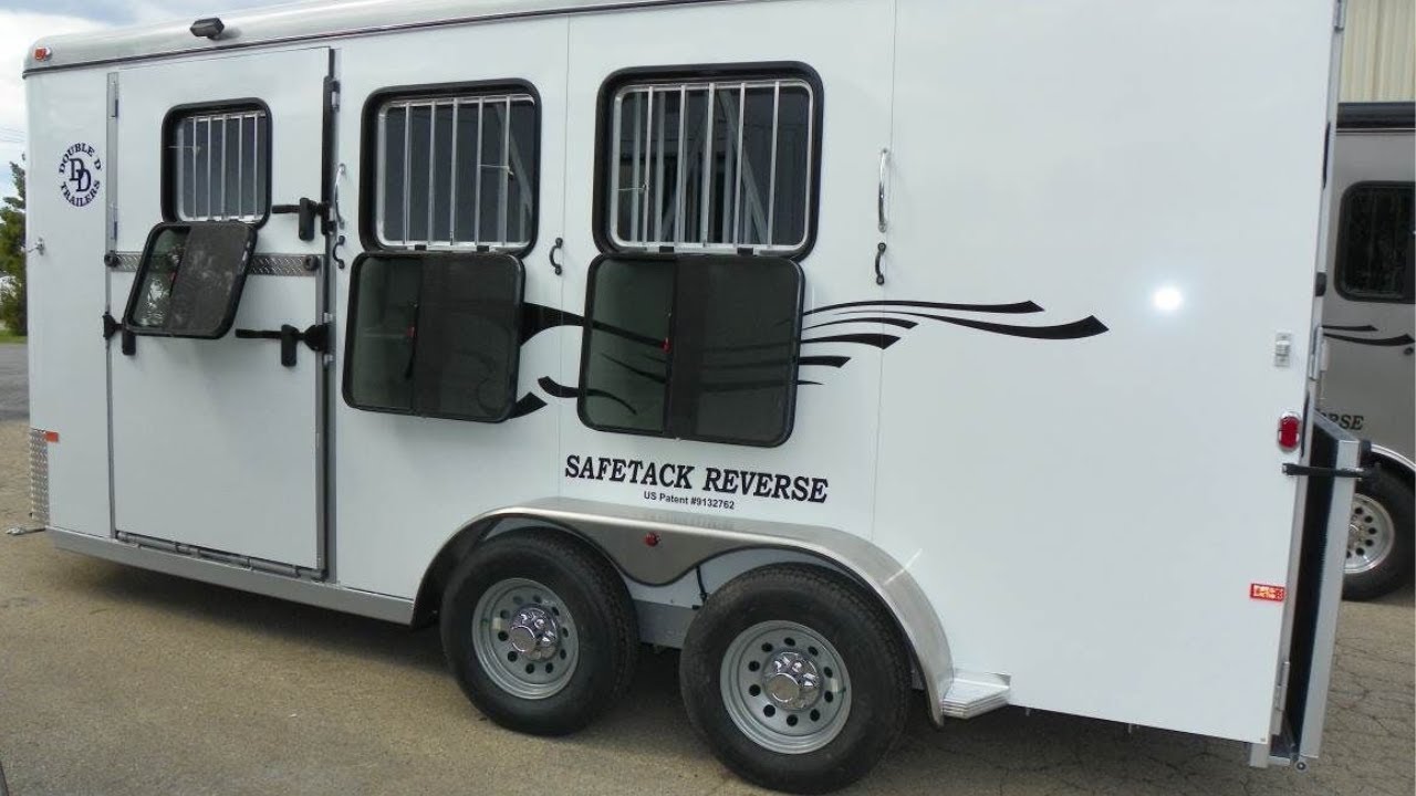 3 Horse Slant Load Bumper Pull Horse Trailer - Double D Trailers